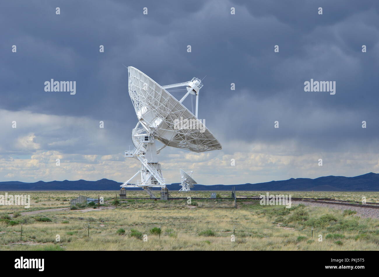 Very Large Array satellite dishes, New Mexico, USA Stock Photo - Alamy