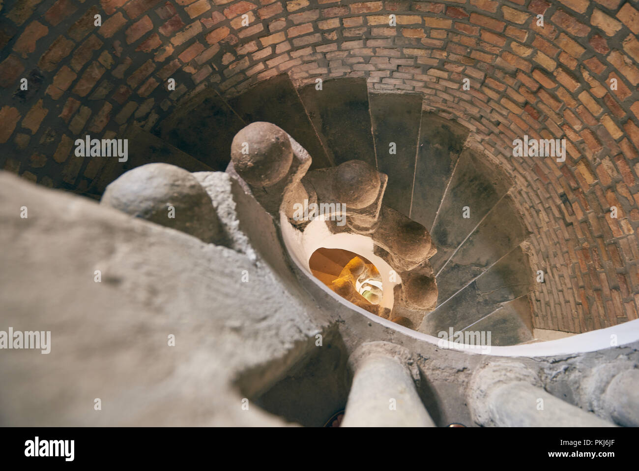 Concentrical circle stairs Stock Photo - Alamy