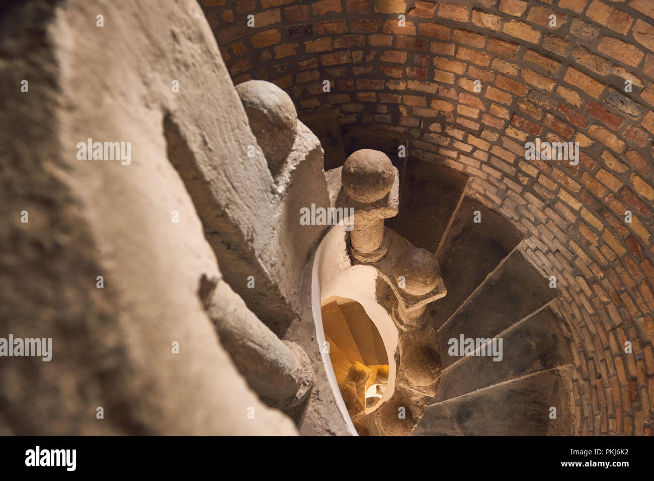 Concentrical circle stairs Stock Photo - Alamy