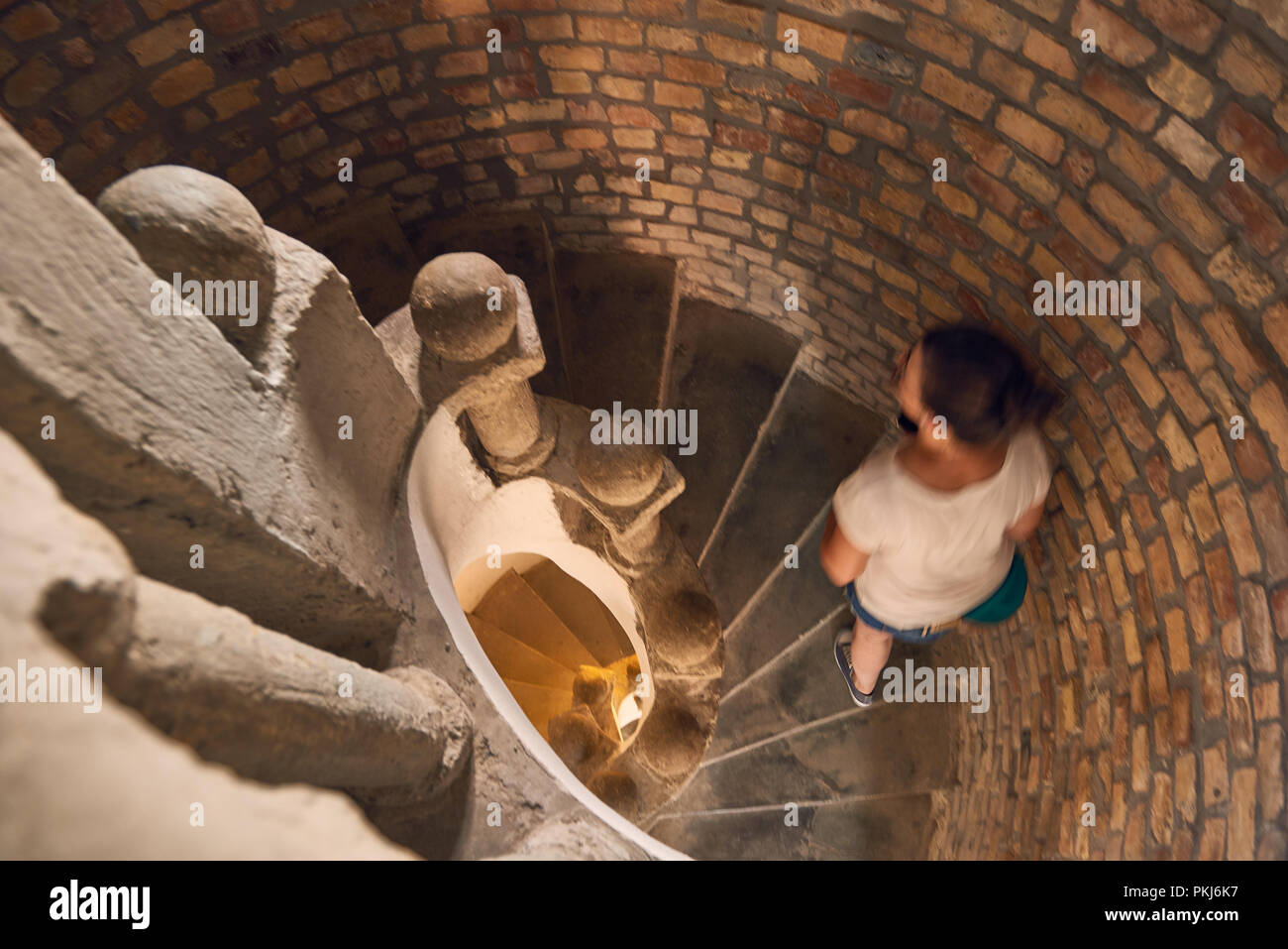 Concentrical circle stairs Stock Photo - Alamy