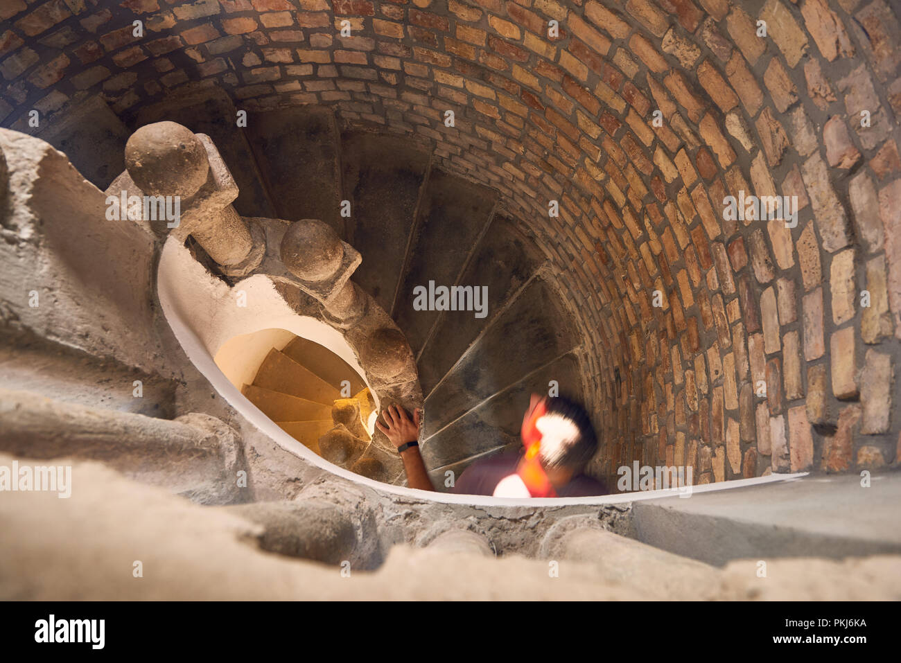 Concentrical circle stairs Stock Photo - Alamy