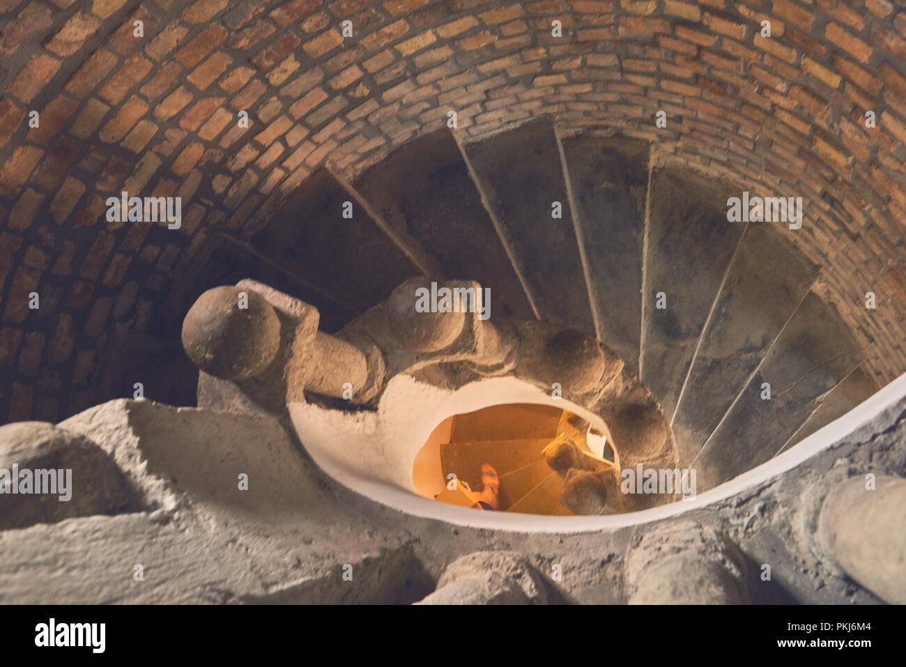 Concentrical circle stairs Stock Photo - Alamy