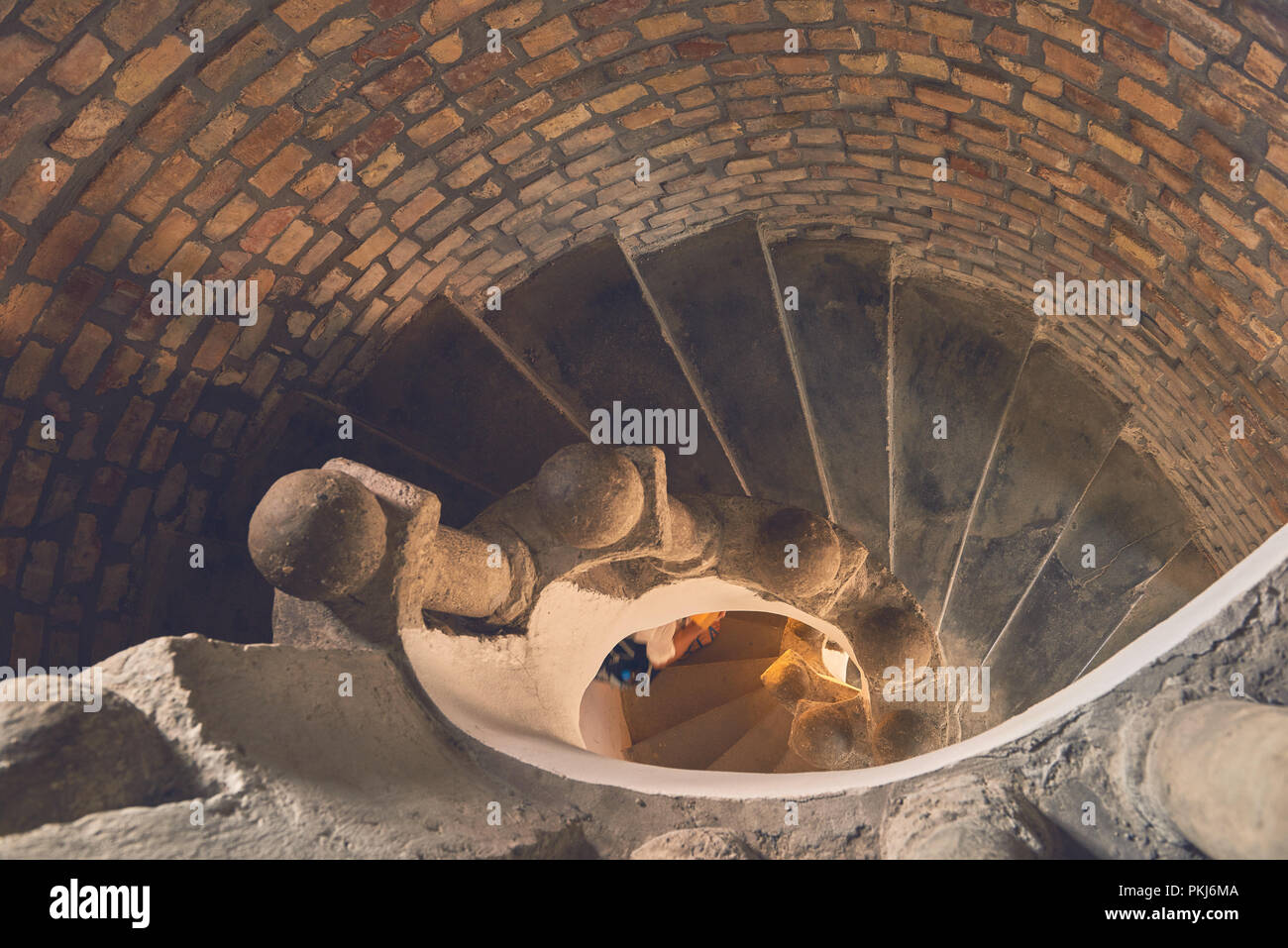 Concentrical circle stairs Stock Photo - Alamy