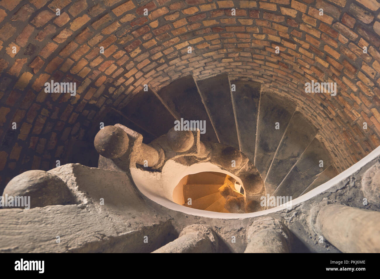 Concentrical circle stairs Stock Photo - Alamy