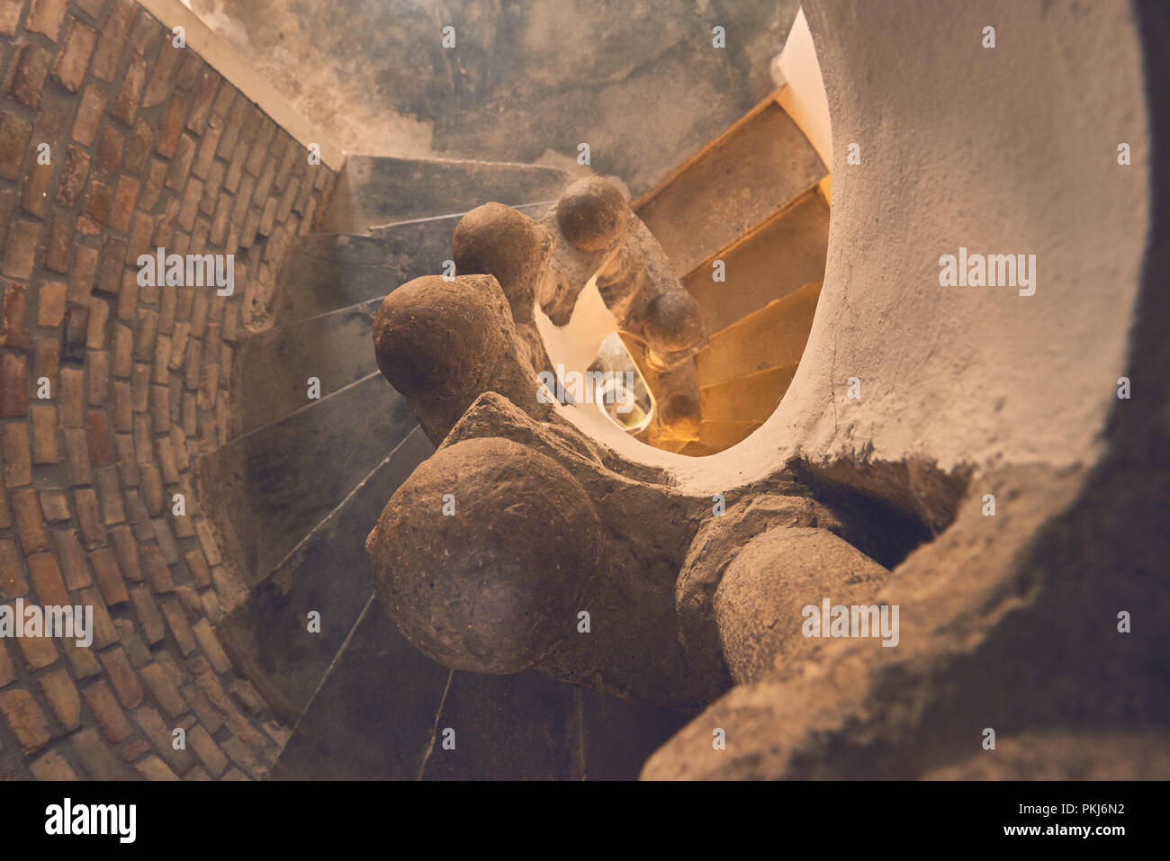 Concentrical circle stairs Stock Photo - Alamy