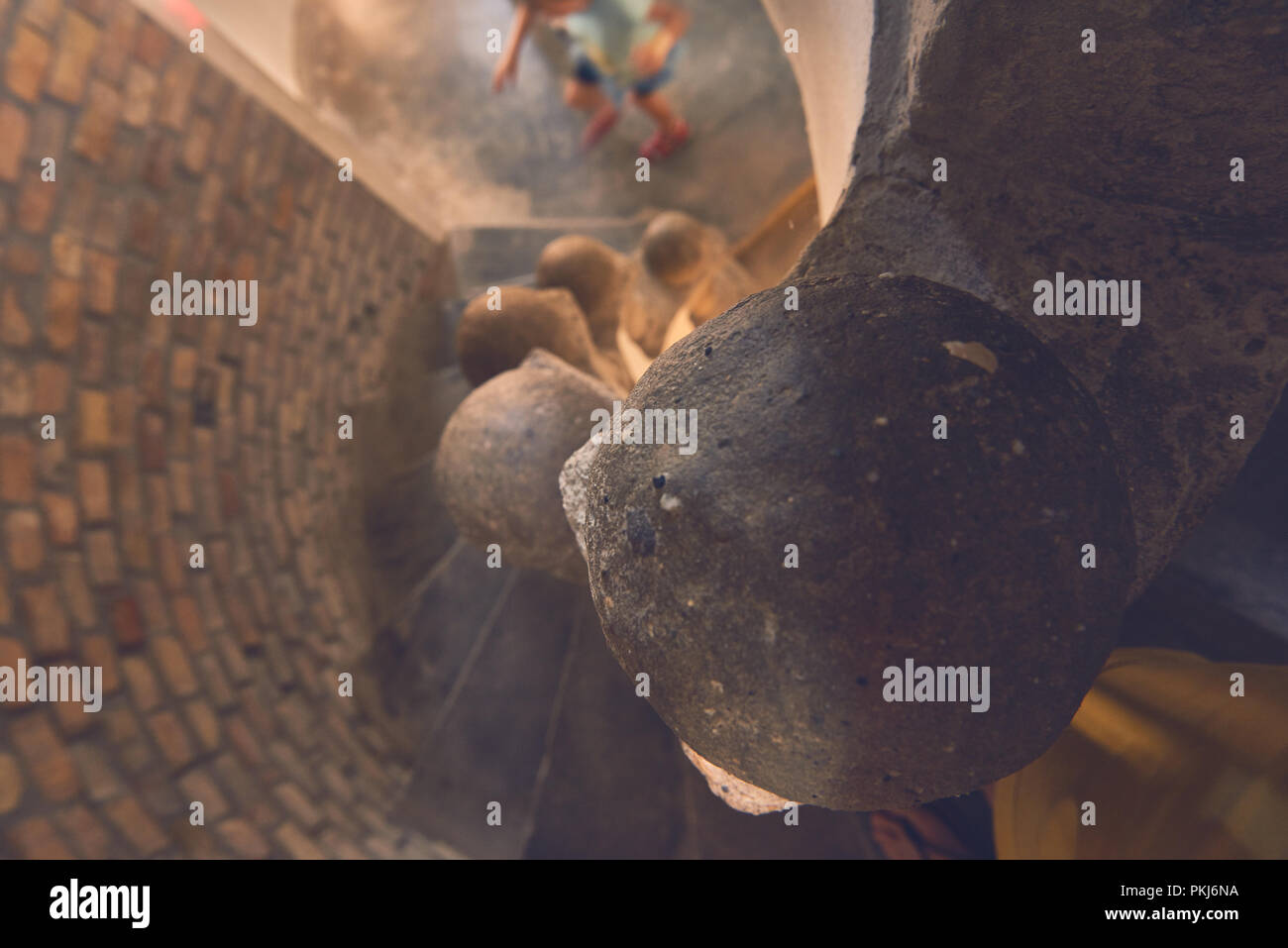 Concentrical circle stairs Stock Photo - Alamy