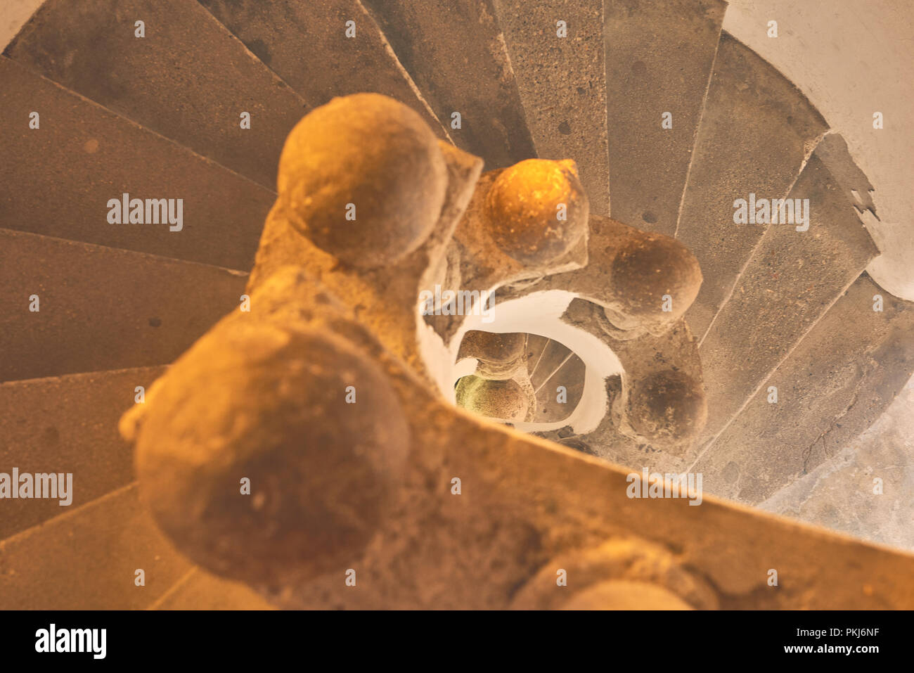 Concentrical circle stairs Stock Photo - Alamy