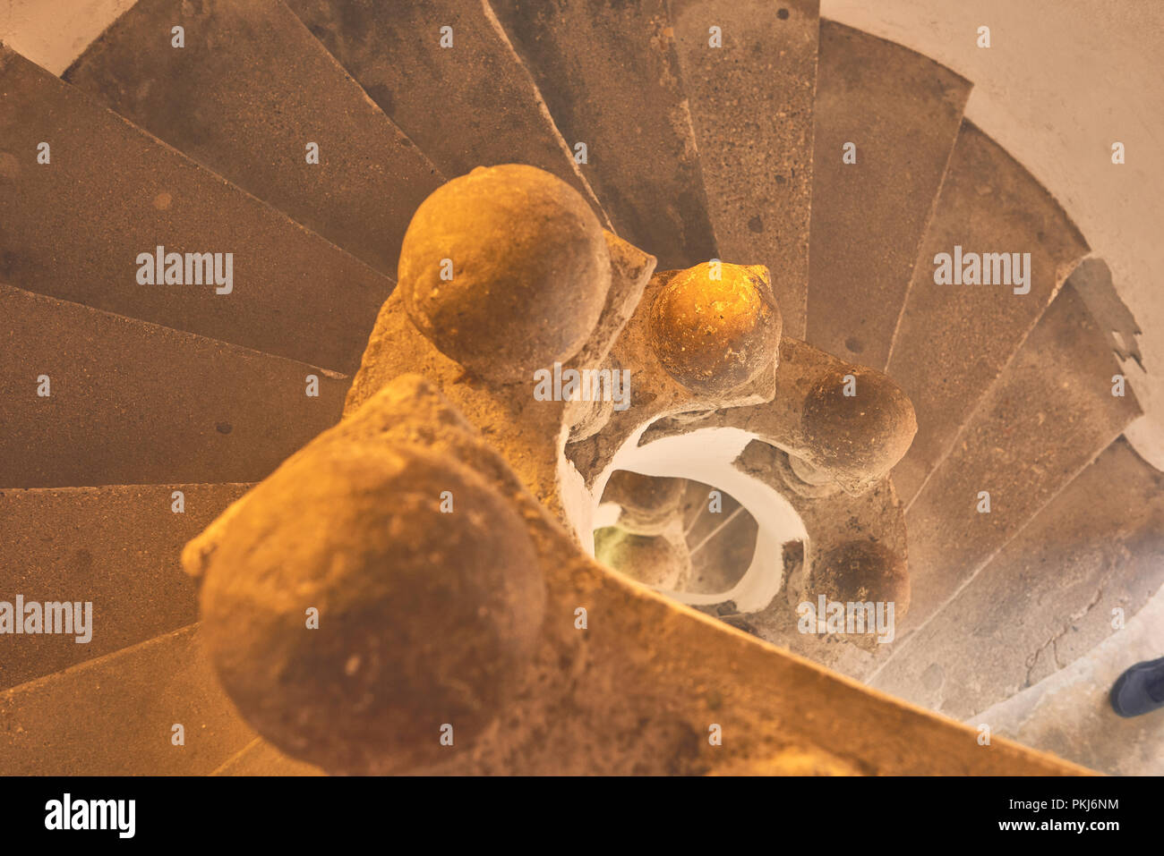 Concentrical circle stairs Stock Photo - Alamy