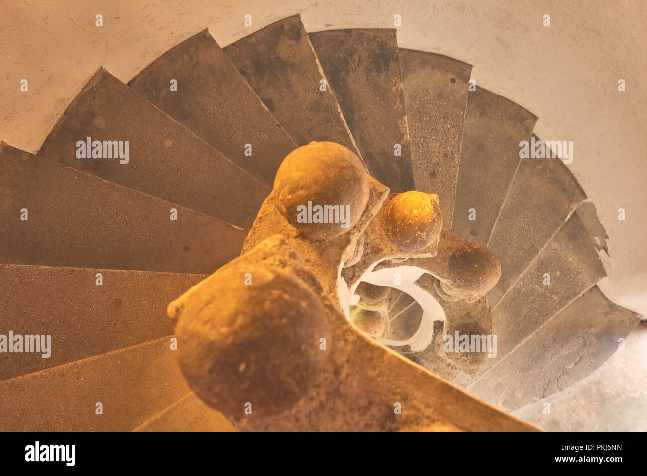 Concentrical circle stairs Stock Photo - Alamy