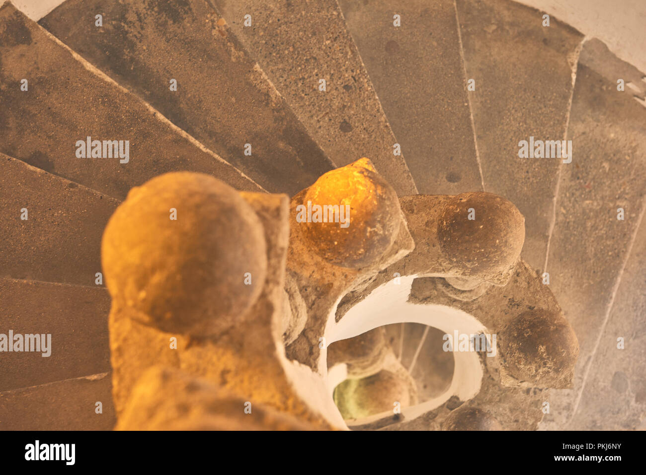 Concentrical circle stairs Stock Photo - Alamy