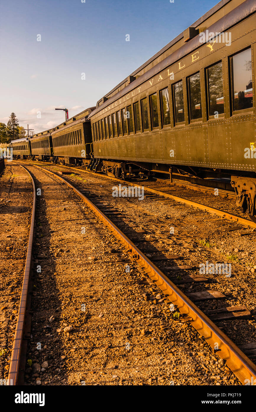 Steam Train Essex, Connecticut, USA Stock Photo - Alamy
