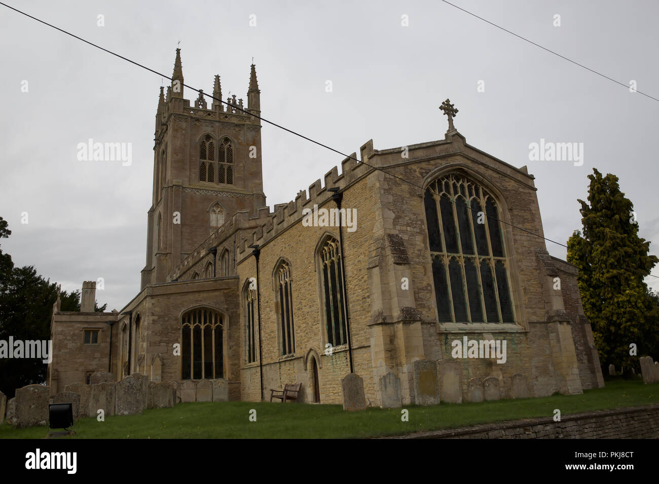 St Mary the Virgin Church in Titchmarsh village Stock Photo - Alamy