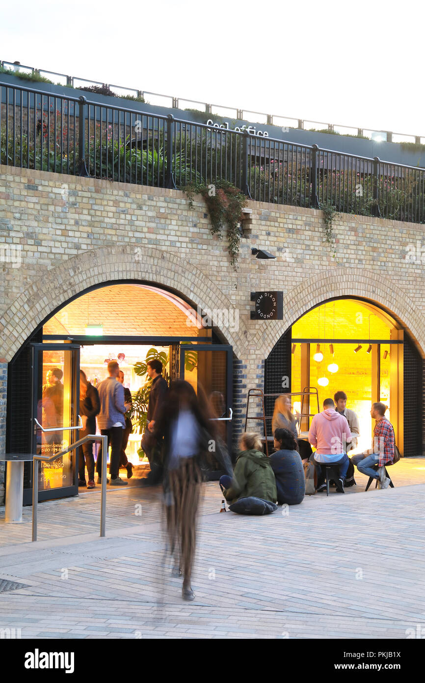 The stylish Tom Dixon showrooms on Bagley Walk, in historical converted ...