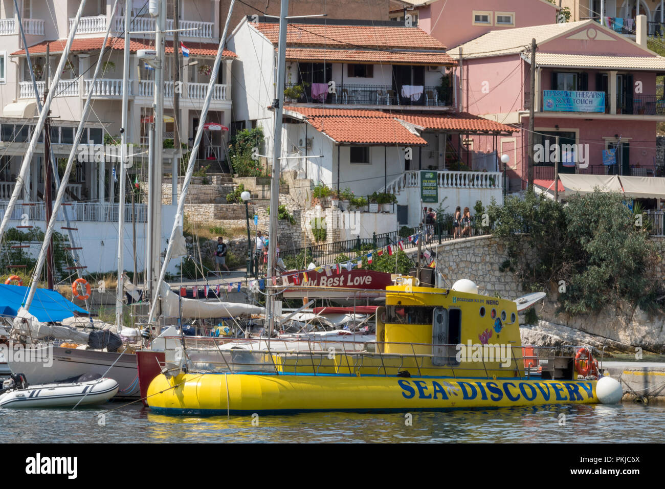 a sea discovery glass bottomed boat for sea safaris for tourists at ...