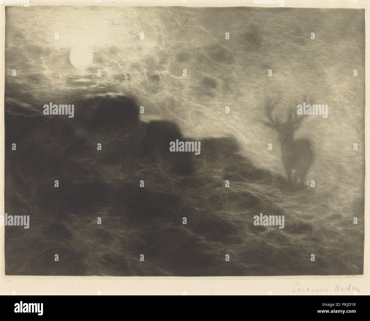 An Early Riser. Dated: 1897. Medium: mezzotint (with etching?) in green. Museum: National ...