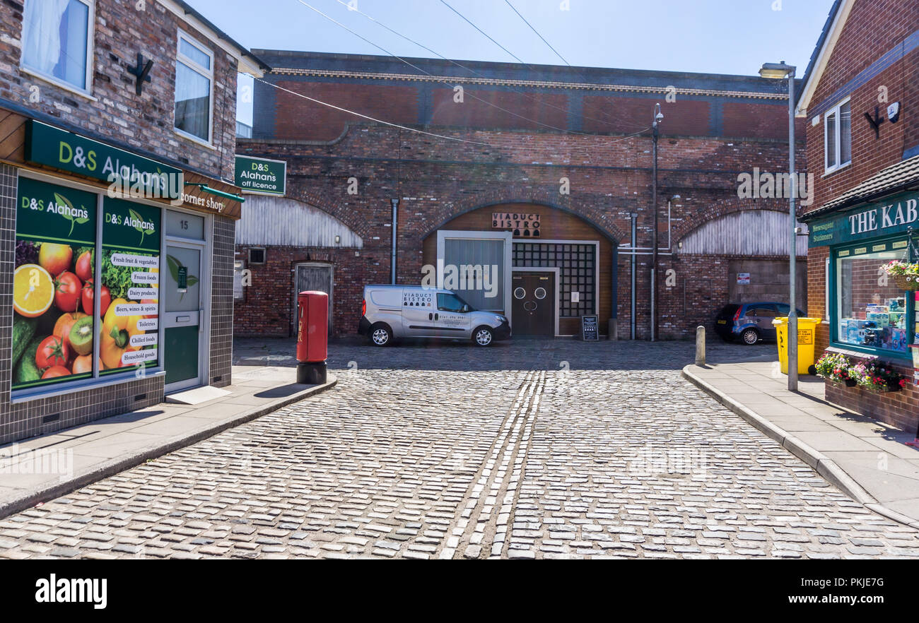 Devs corner shop, Coronation Street, The Studios from dock10, MediaCity ...