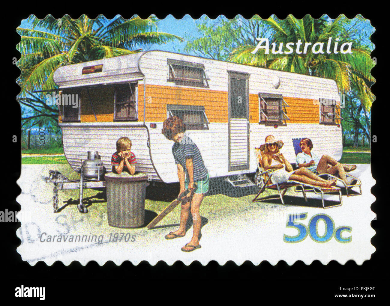 AUSTRALIA - CIRCA 2007 : cancelled Australian postage stamp depicting ...
