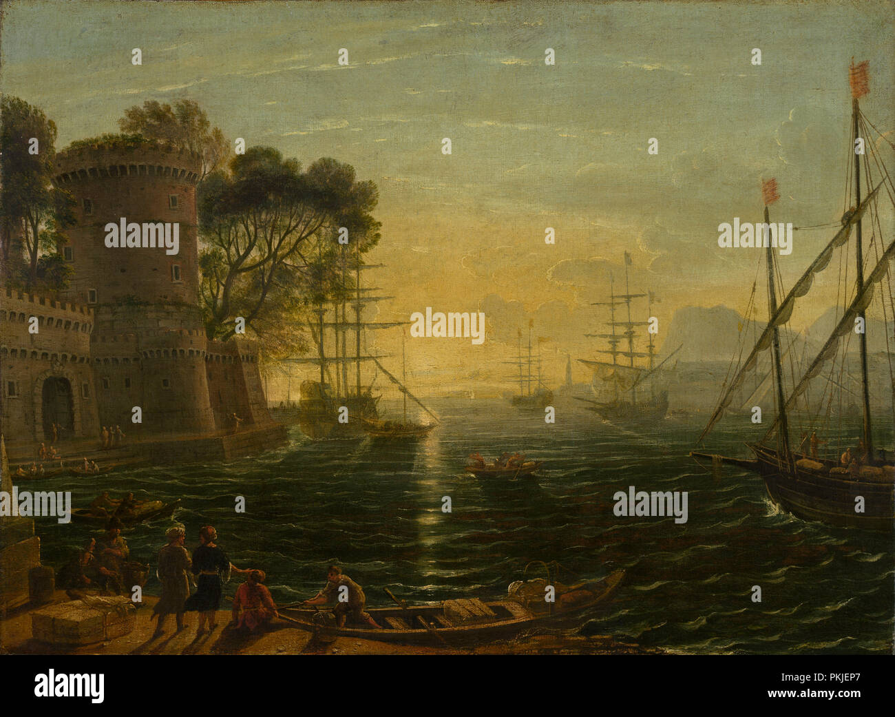 17th century harbor canvas hi-res stock photography and images - Alamy