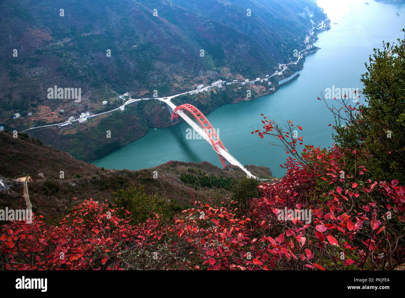 The Yangtze river three gorges nature reserve Stock Photo - Alamy
