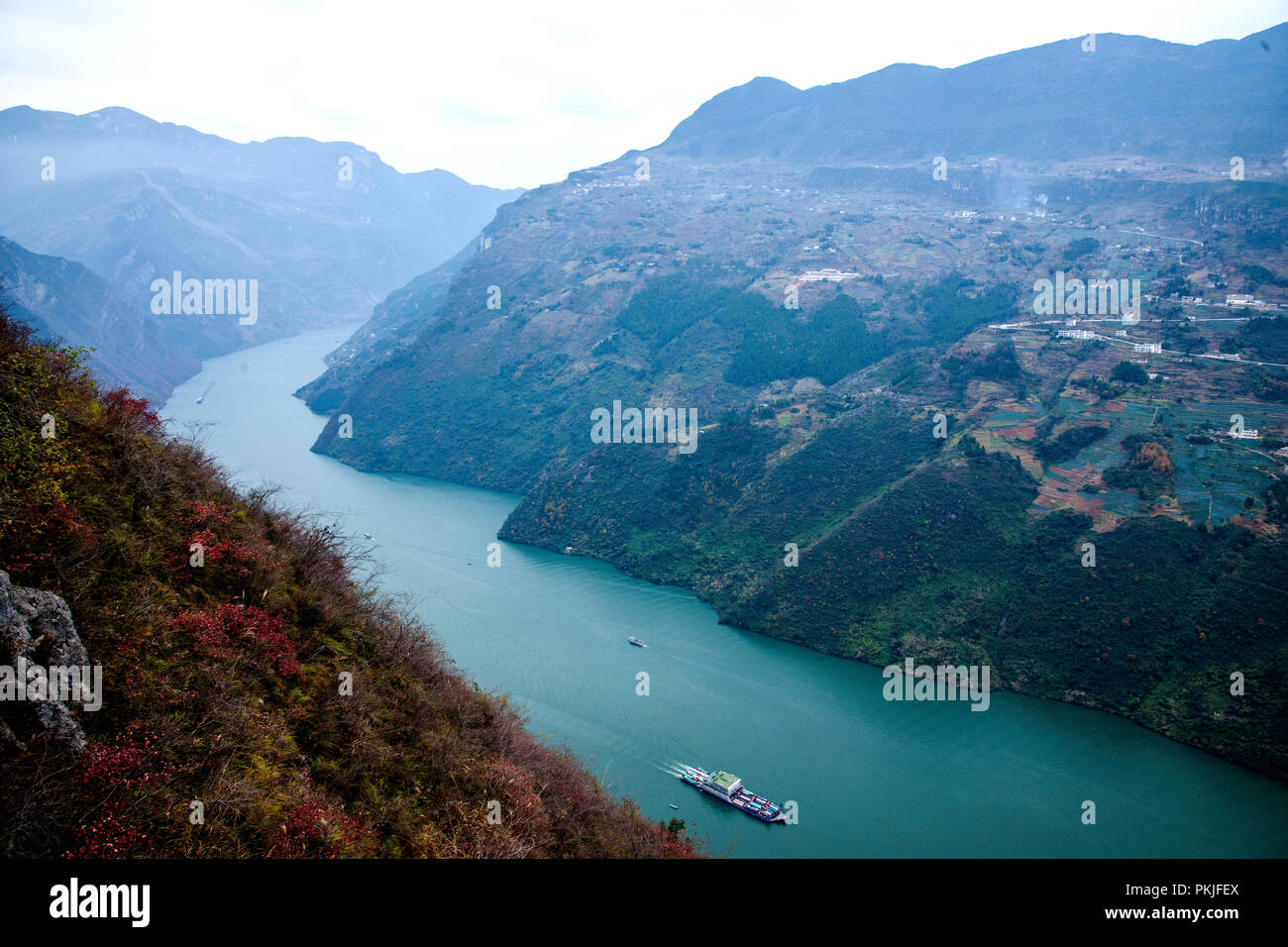 The Yangtze river three gorges nature reserve Stock Photo - Alamy