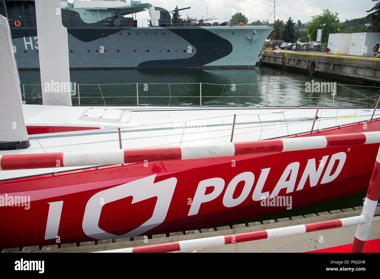 I love Poland, Volvo Open 70 racing yacht class, property of Polish ...