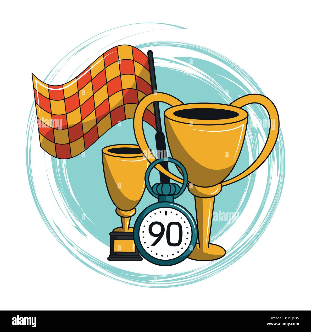 Soccer cartoon elements Stock Vector Image & Art - Alamy
