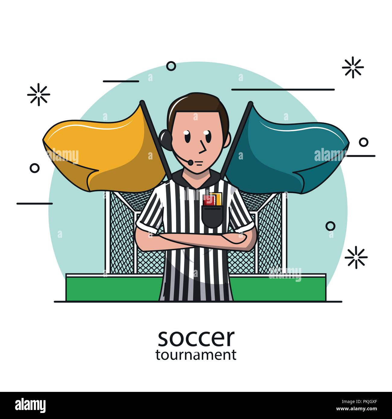 Soccer tournament concept Stock Vector Image & Art - Alamy