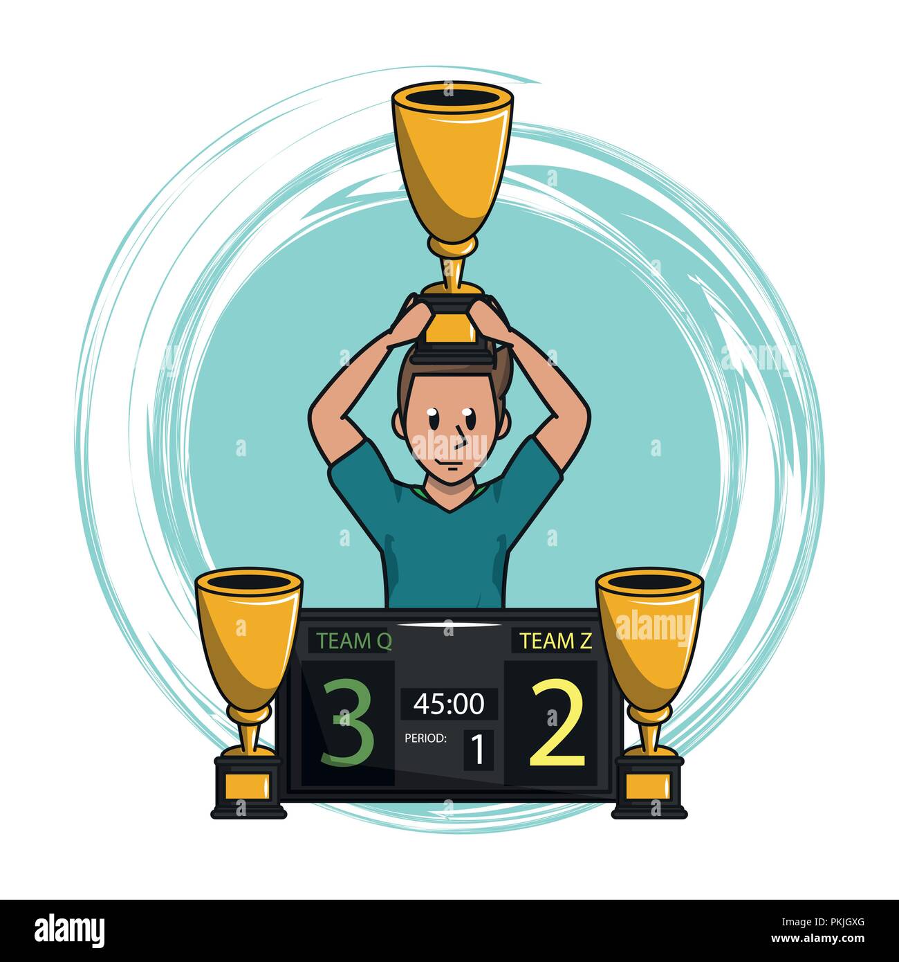 Soccer Cartoon High Resolution Stock Photography and Images - Alamy