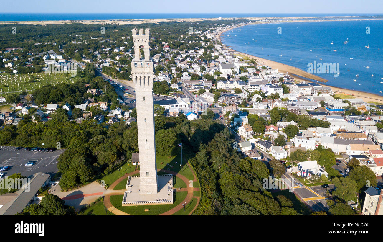 Pilgrim Monument Tower Provincetown Cape High Resolution Stock ...