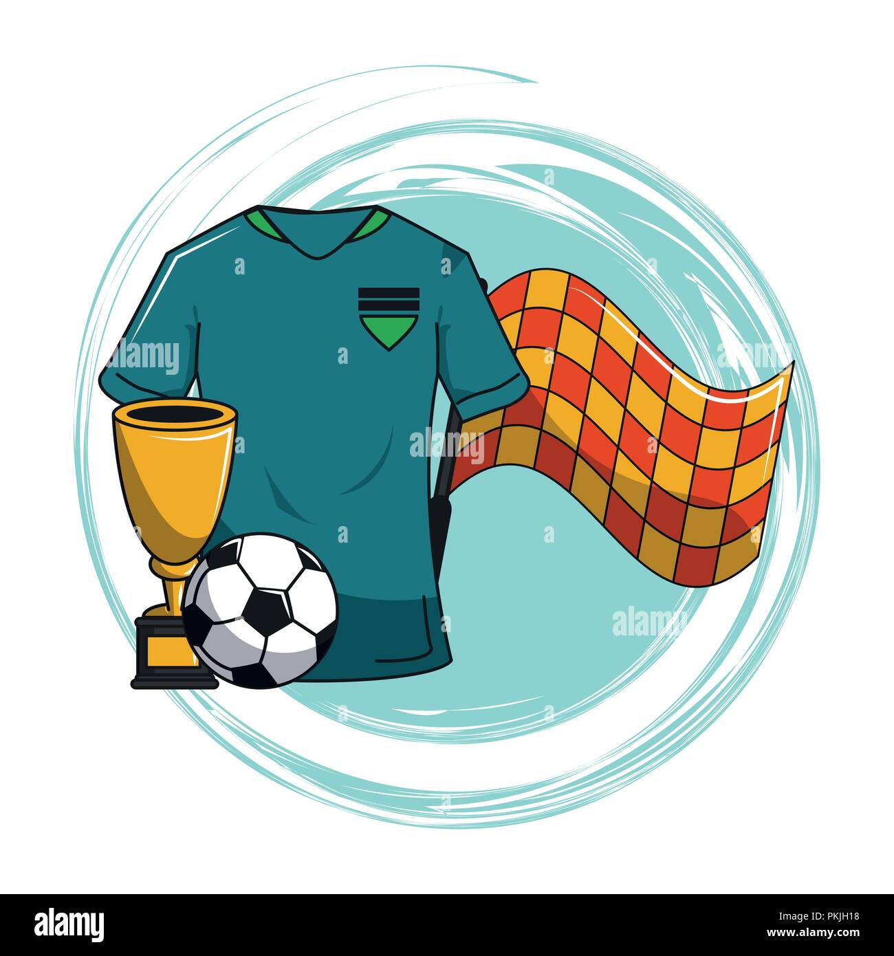 Soccer cartoon elements Stock Vector Image & Art - Alamy