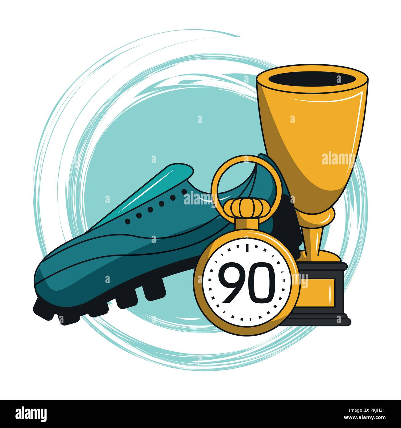 Soccer cartoon elements Stock Vector Image & Art - Alamy