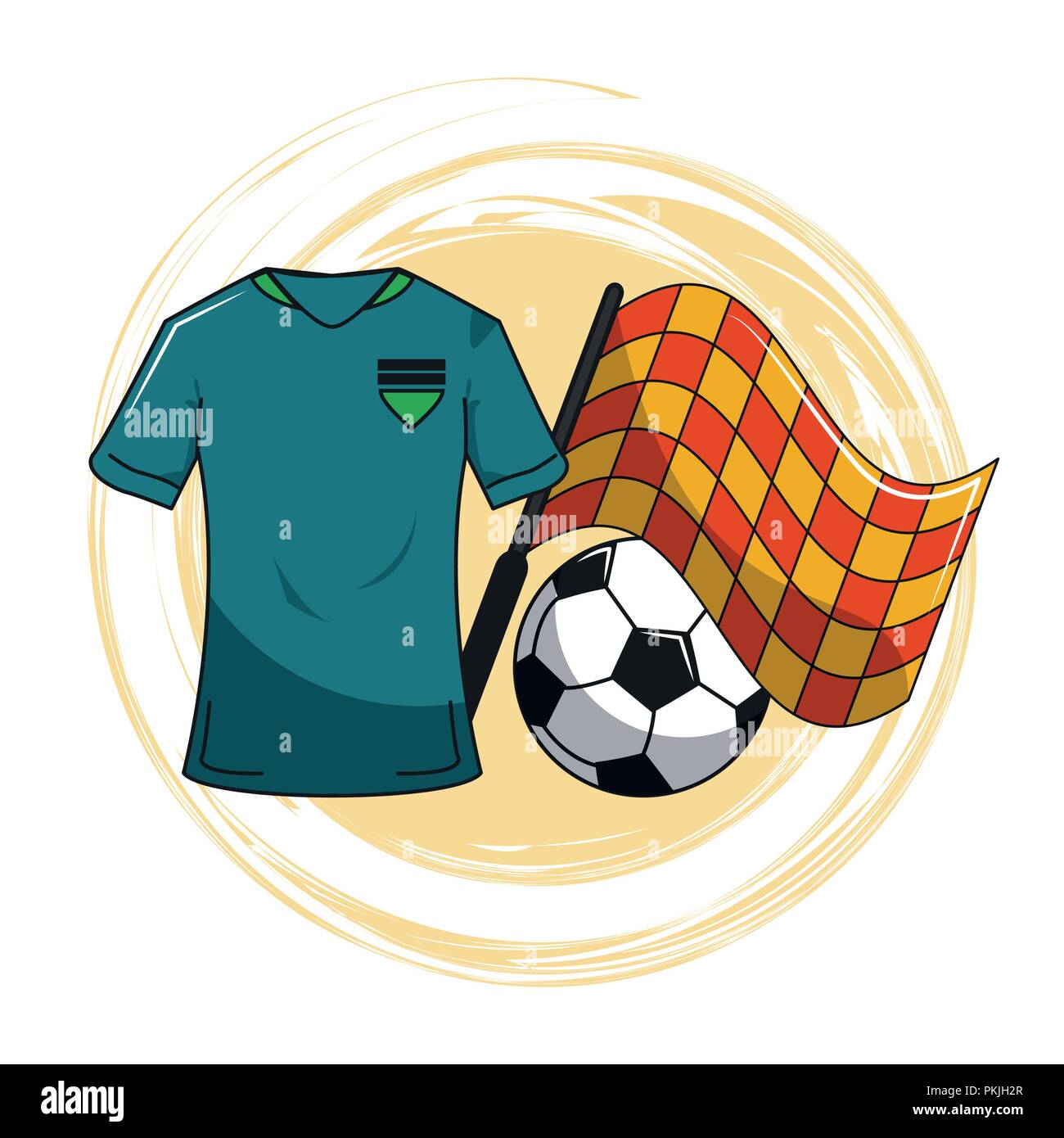 Soccer cartoon elements Stock Vector Image & Art - Alamy