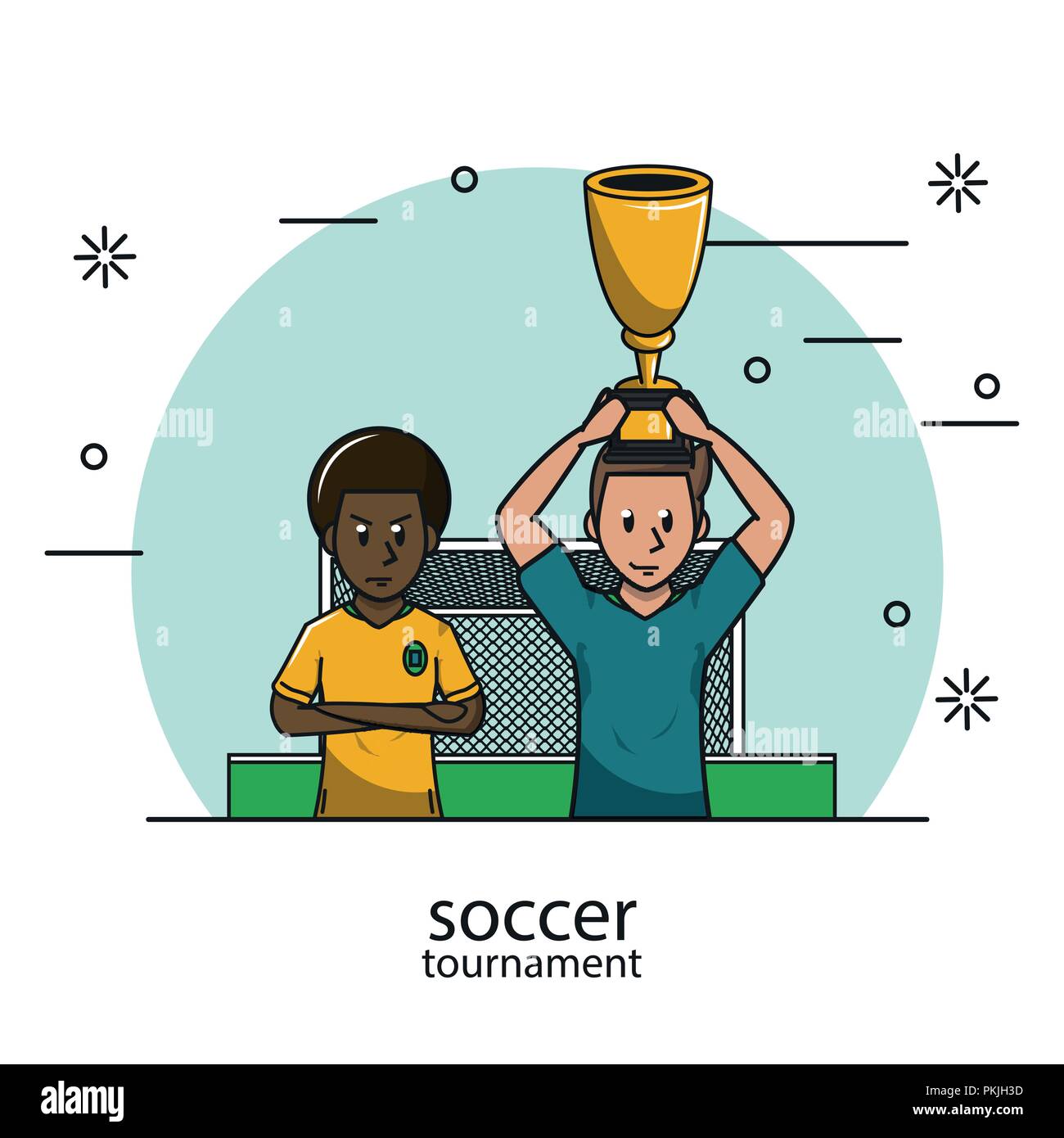 Soccer tournament concept Stock Vector Image & Art - Alamy