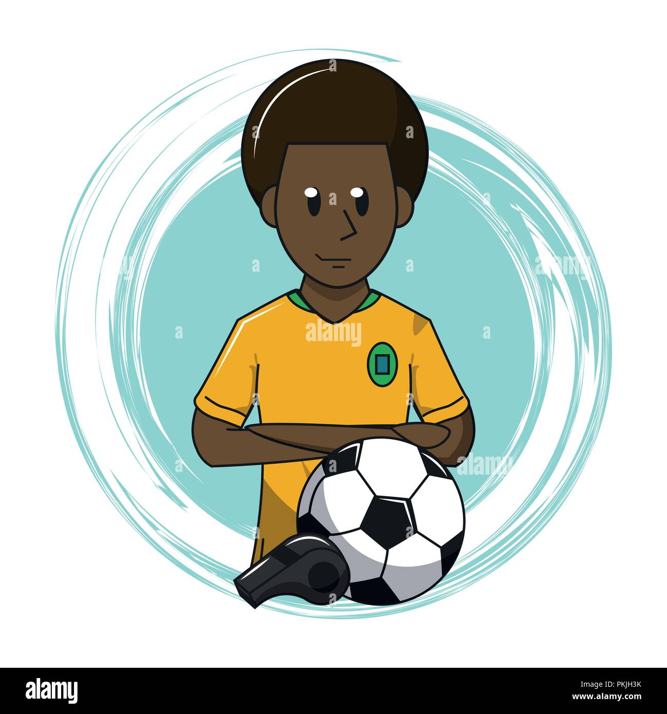 Soccer cartoon elements Stock Vector Image & Art - Alamy