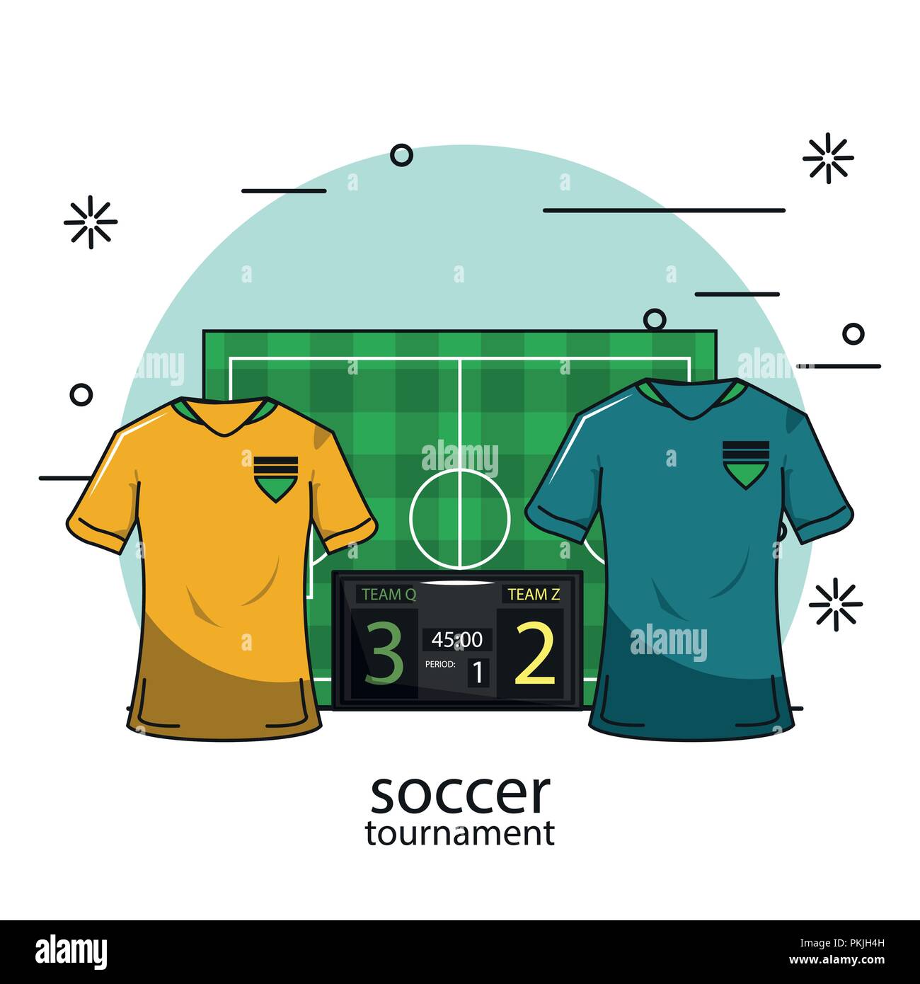 Soccer tournament concept Stock Vector Image & Art - Alamy