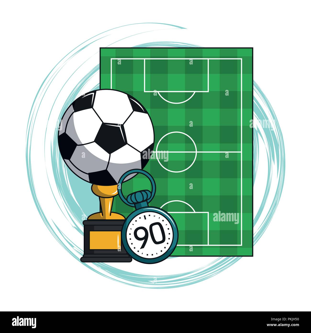 Soccer cartoon elements Stock Vector Image & Art - Alamy