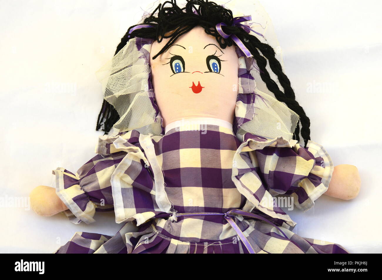 Typical Venezuelan traditional doll, handmade doll made with fabrics ...
