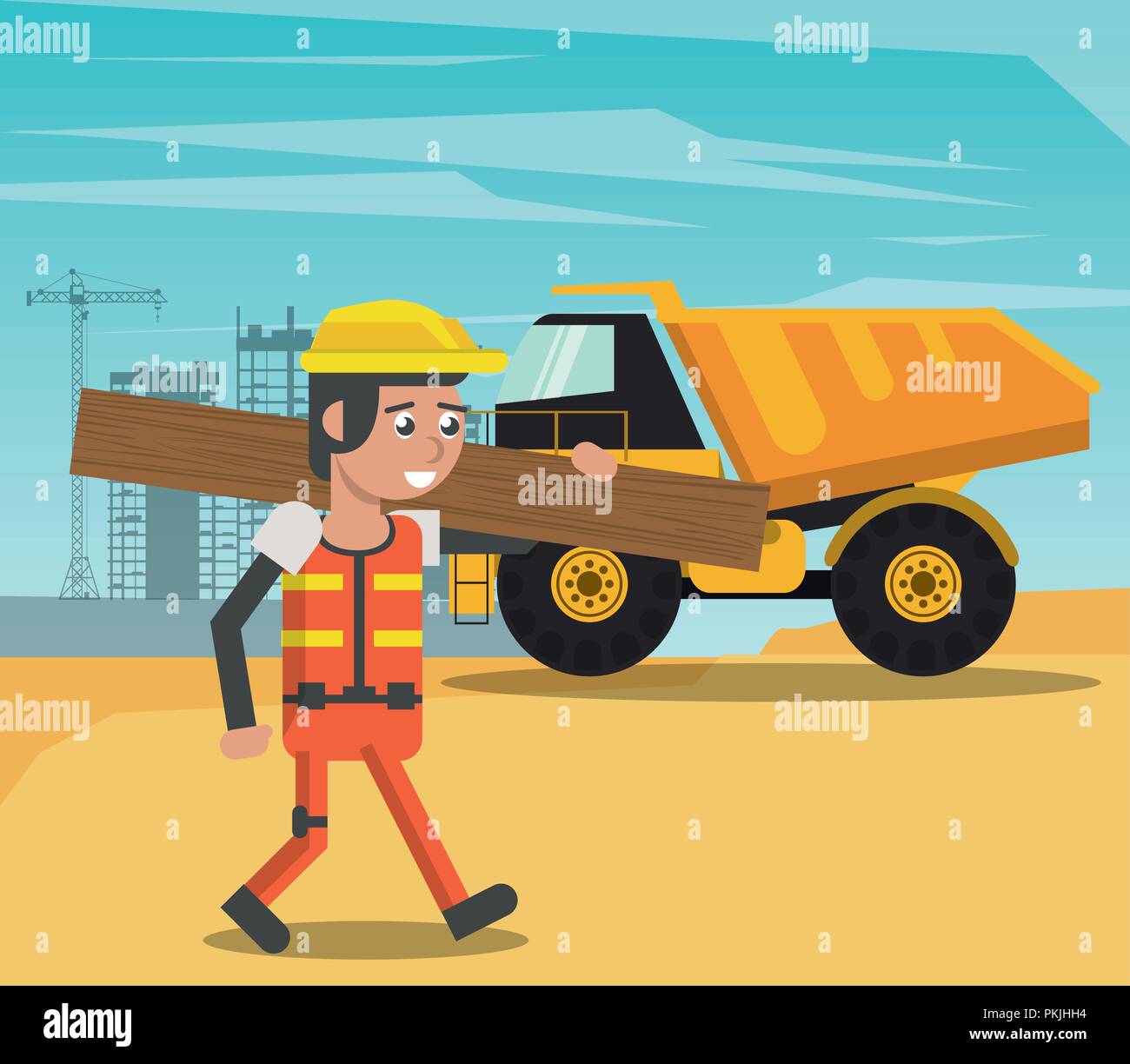 Construction worker cartoons Stock Vector Image & Art - Alamy