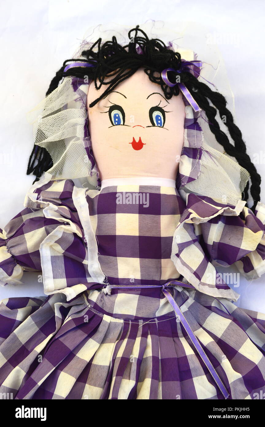 Typical Venezuelan traditional doll, handmade doll made with fabrics ...