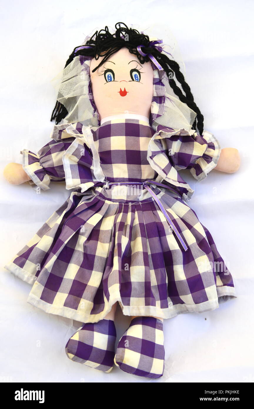 Typical Venezuelan traditional doll, handmade doll made with fabrics ...