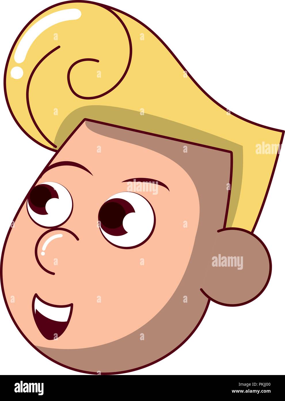 Cupid face cartoon Stock Vector Image & Art - Alamy