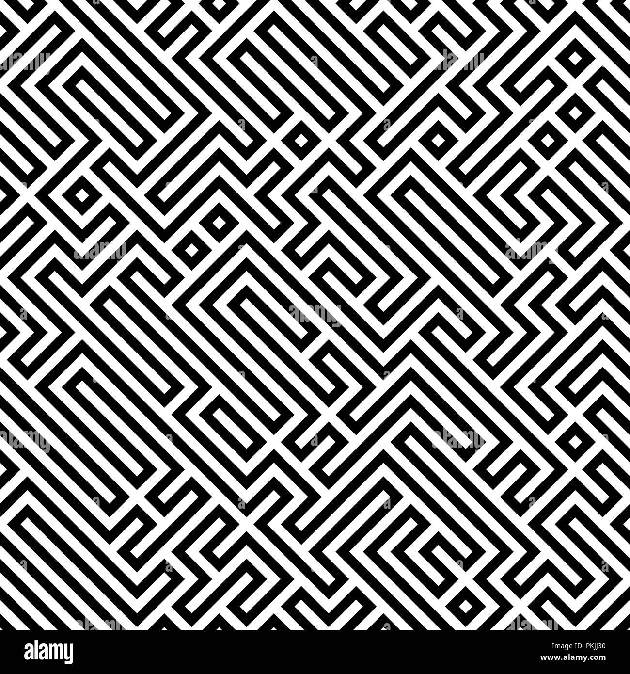 Maze labyrinth seamless pattern texture illustration background Stock ...