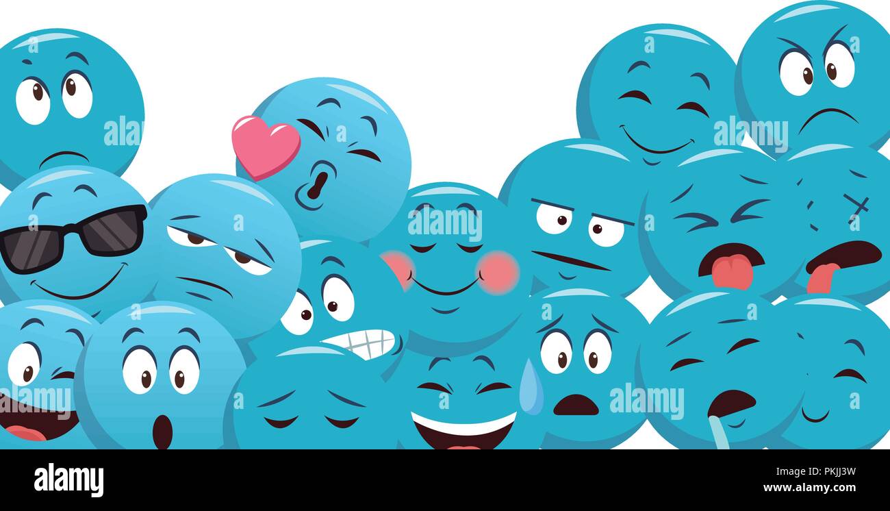 Emoticons frame concept Stock Vector Image & Art - Alamy