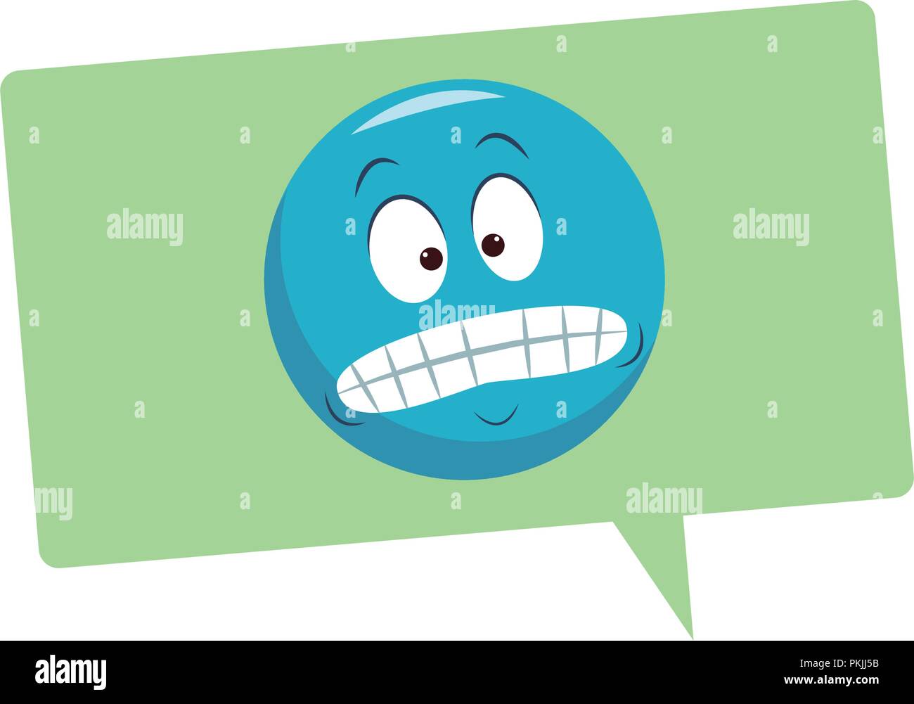 Forced smile Stock Vector Images - Alamy