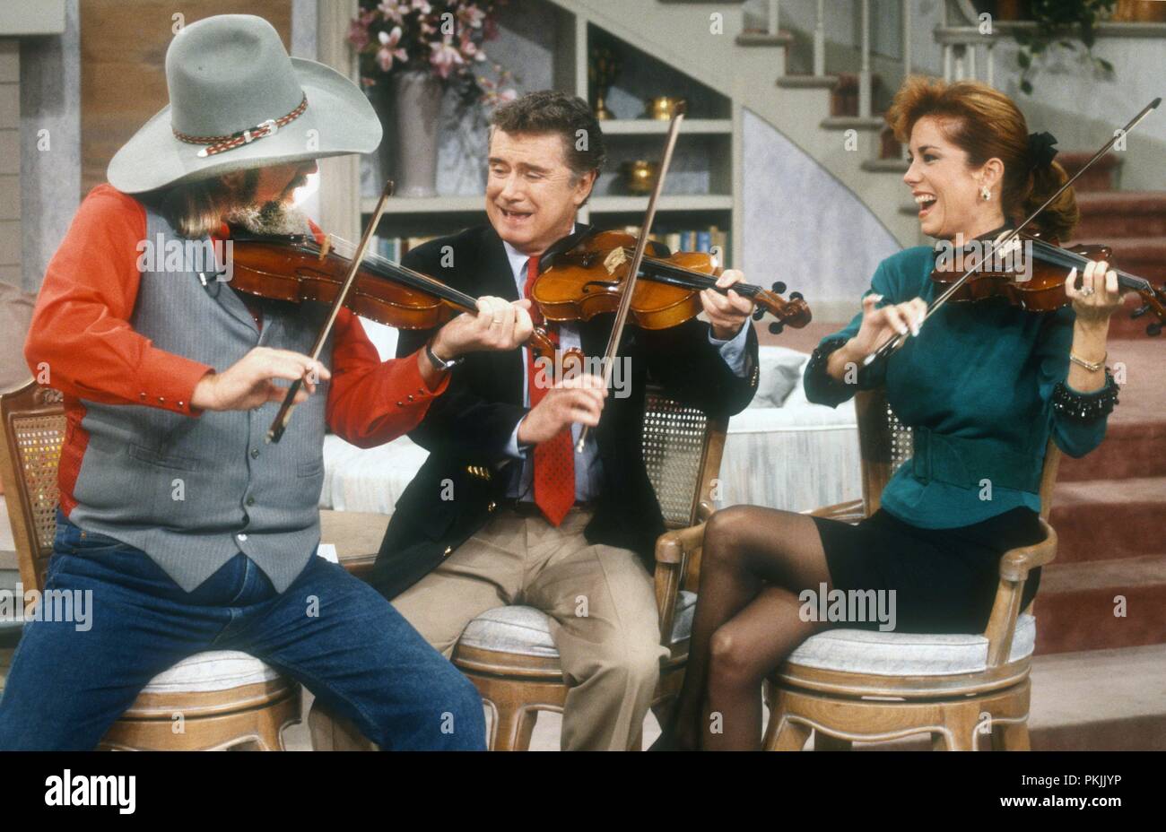 Charlie Daniels Regis Philbin Kathy Lee Gifford 1986 Photo By Adam ...