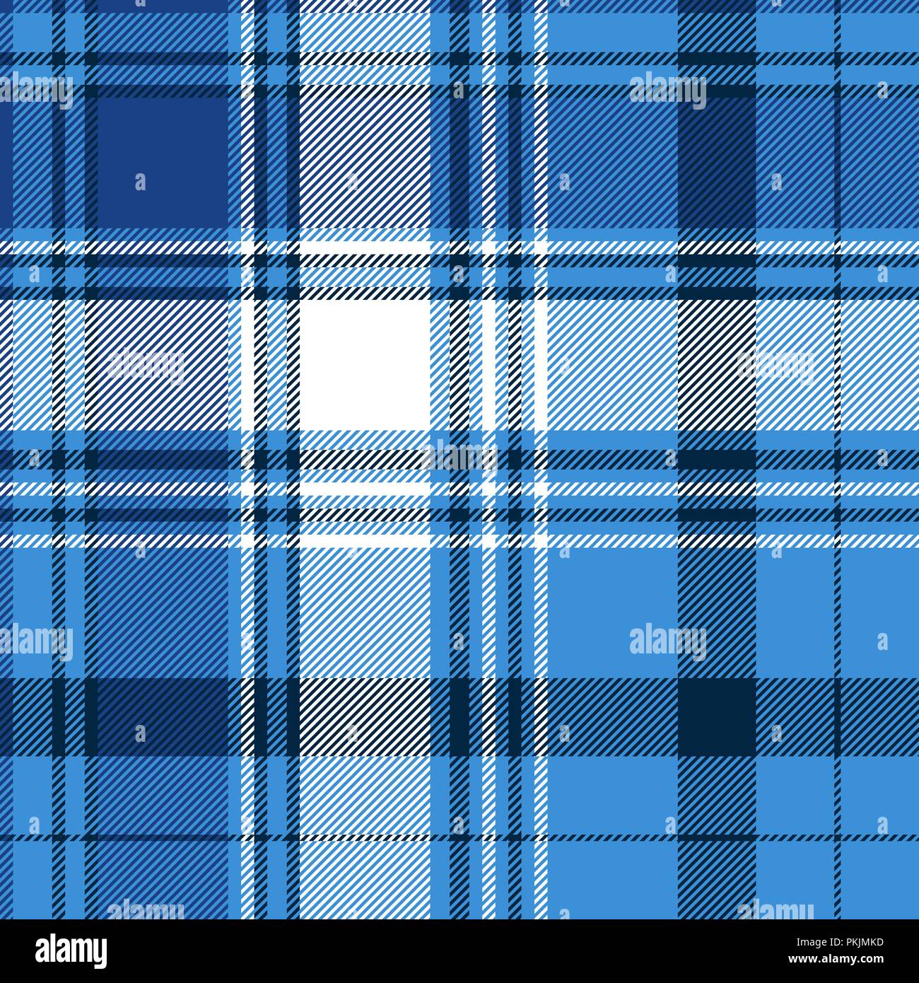Blue tartan fabric texture. Vector illustration Stock Vector Image ...