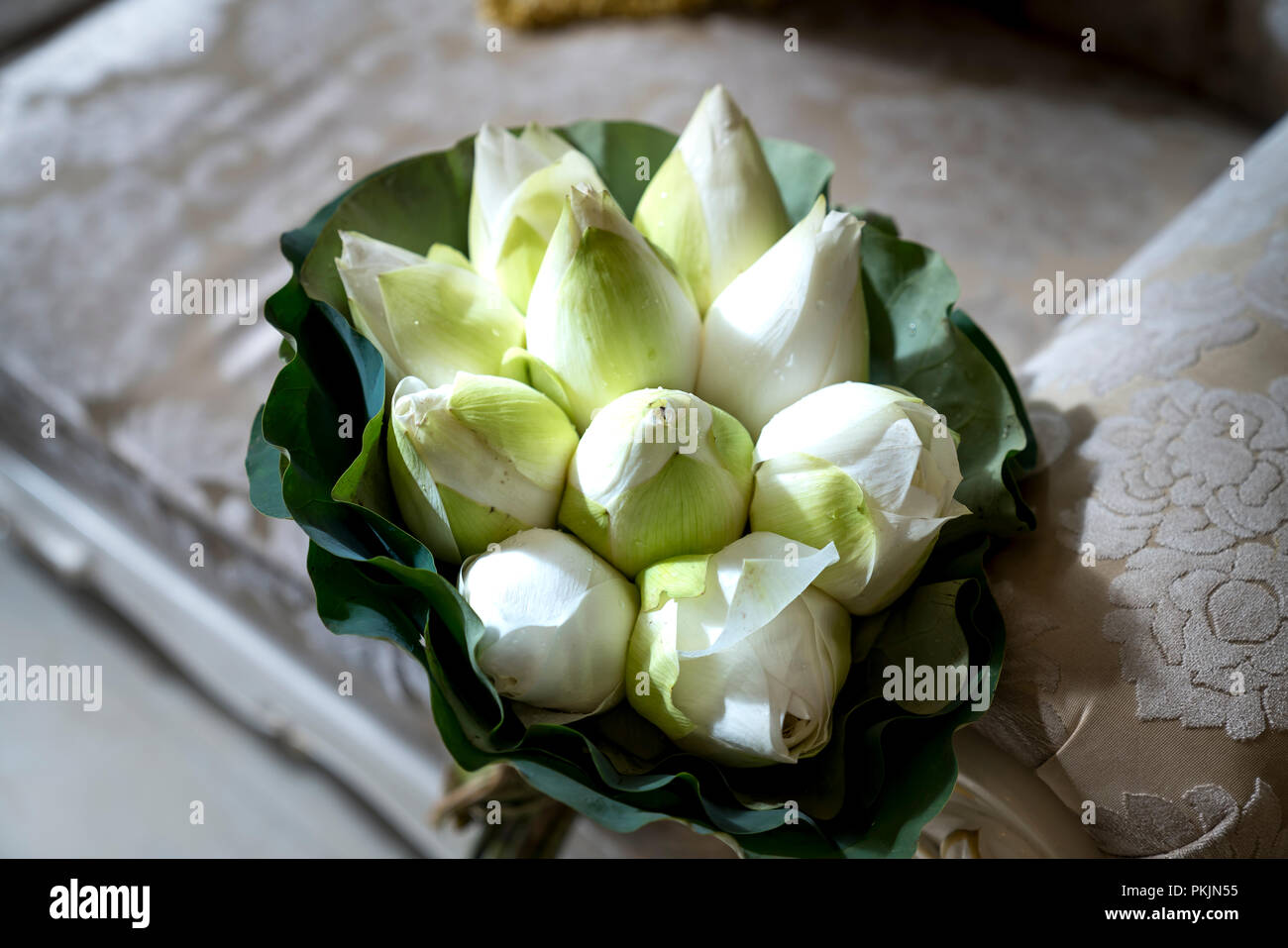 Bunch lotus flower buds hi-res stock photography and images - Alamy