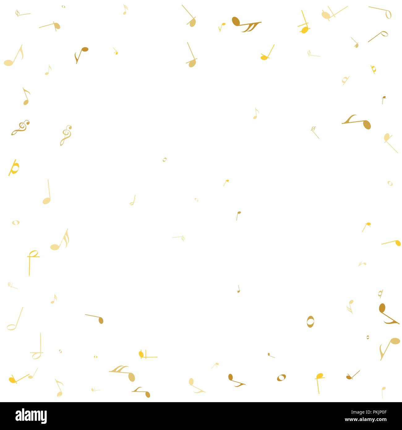 Golden music Stock Vector Images - Alamy