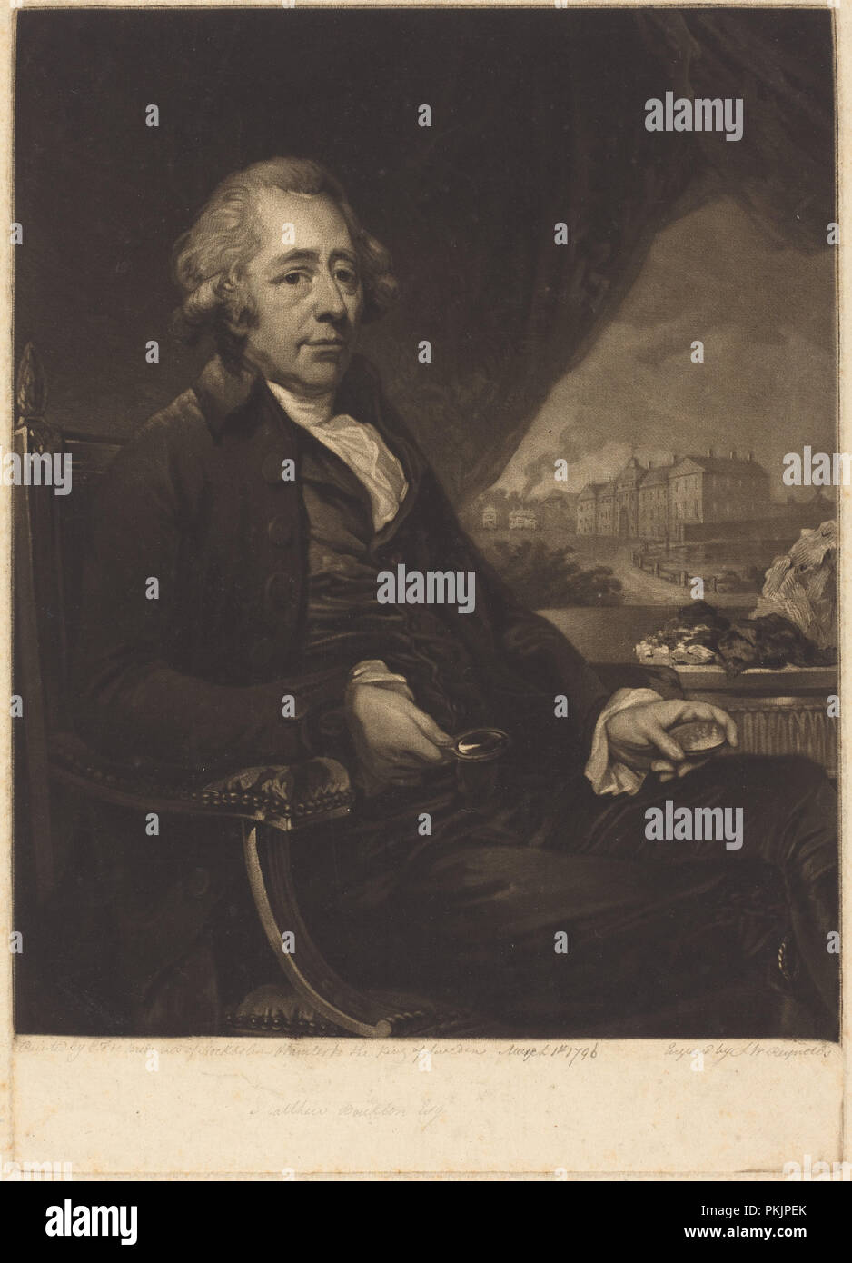 Matthew Boulton, F.R.S. Medium: mezzotint. Museum: National Gallery of Art, Washington DC ...