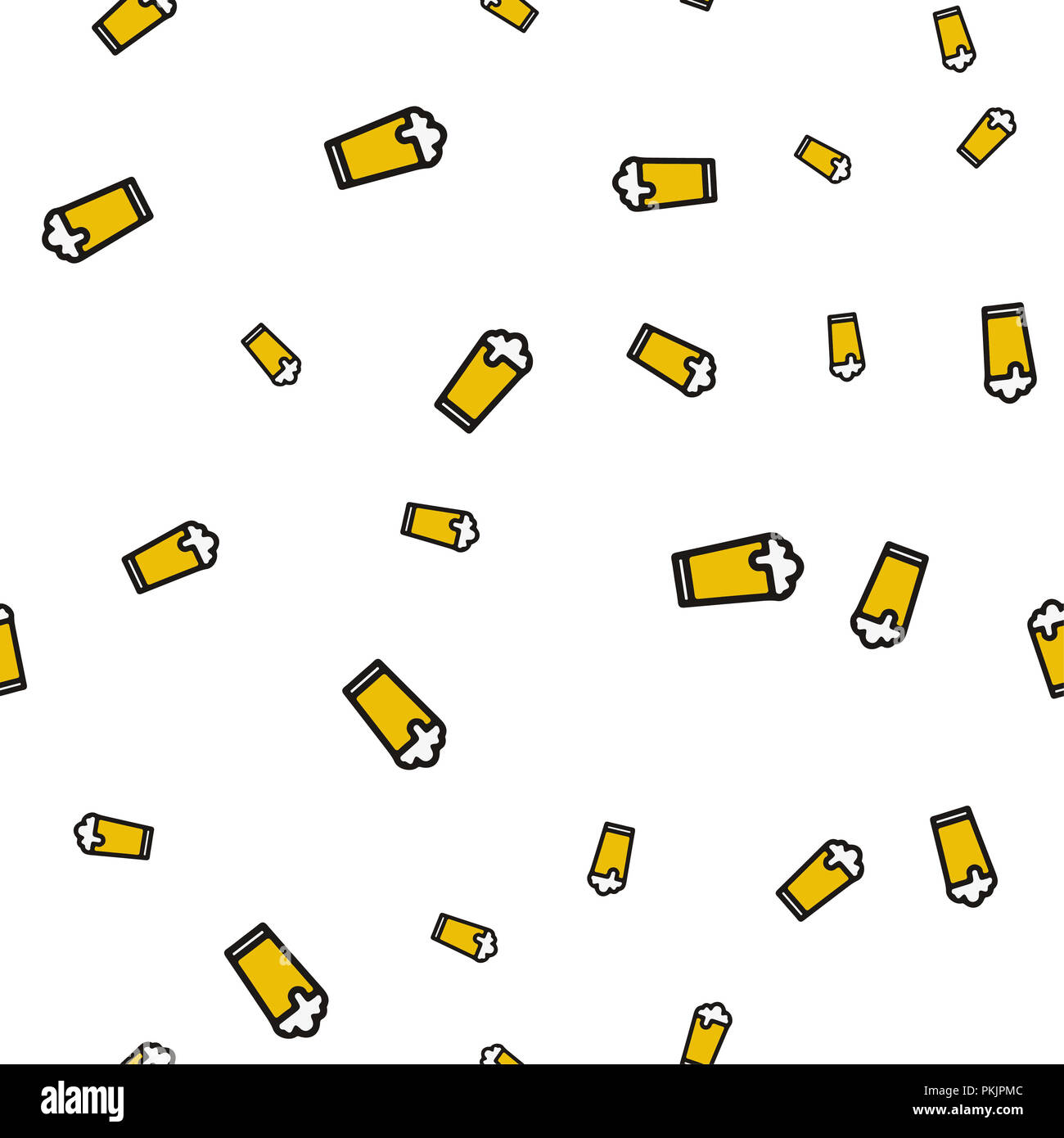 Glass beer seamless pattern. illustration. Isolated white background ...